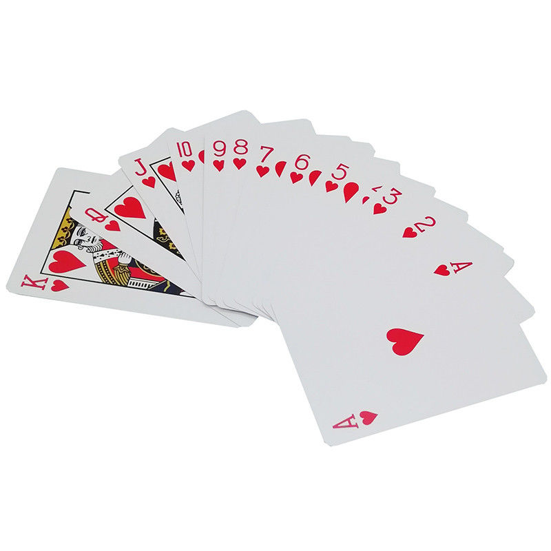 Print 0.30-0.32Mm Thickness Plastic Playing Cards Set PVC Waterproof ...