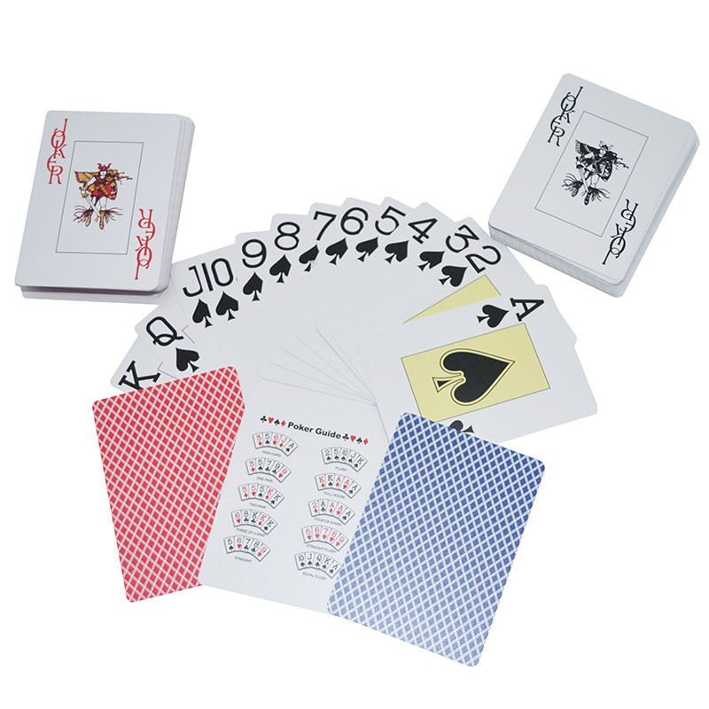 0.35mm Arabic Waterproof plastic coated playing cards Jumbo Black ...
