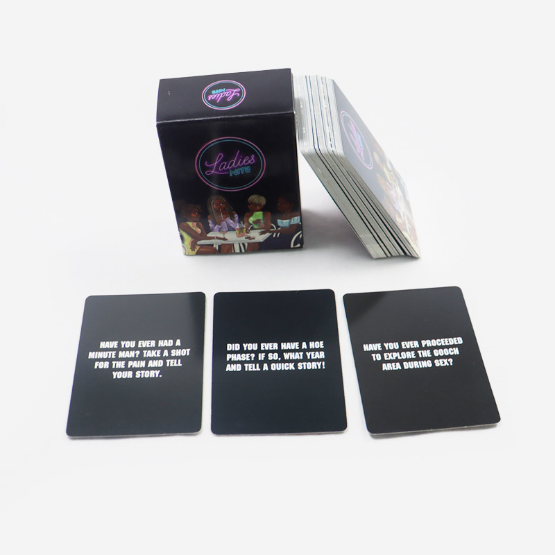 Cool Printable Game Cards Ladies' Nite Card Game Premium Girls Night ...