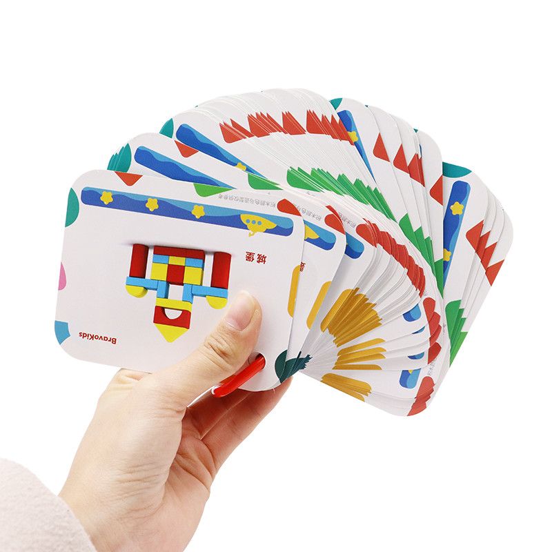 Kids' Educational Learning Game Custom Printed Flash Cards With ...