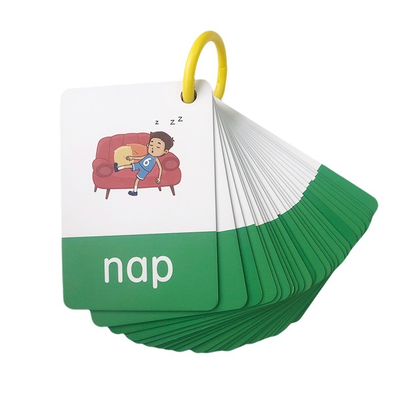 Water Proof Children Learning Cards Cognition Flash Cards Eco Friendly ...