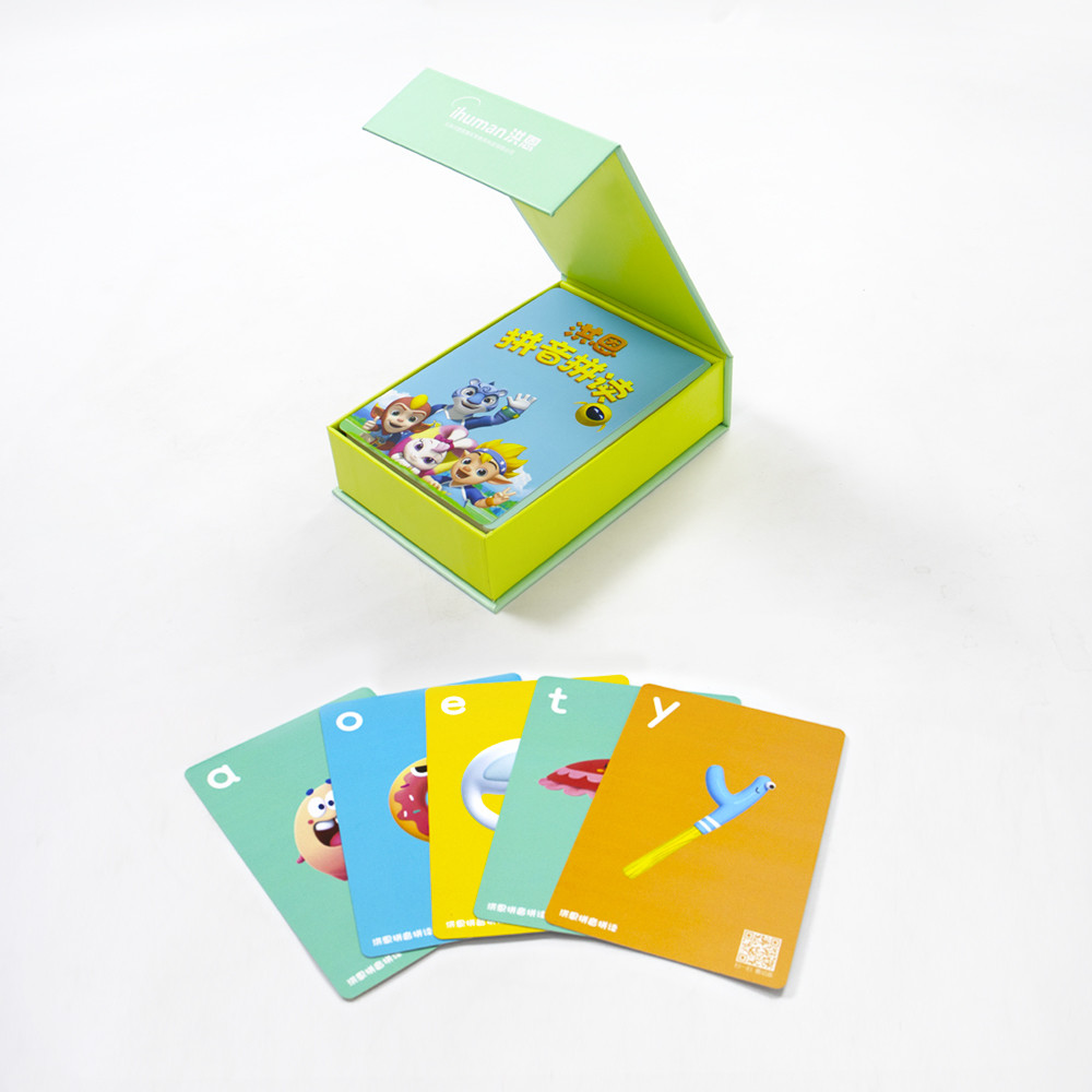 Kids Baby English Math Flash Cards With CMYK / Pantone Colors And Eco ...