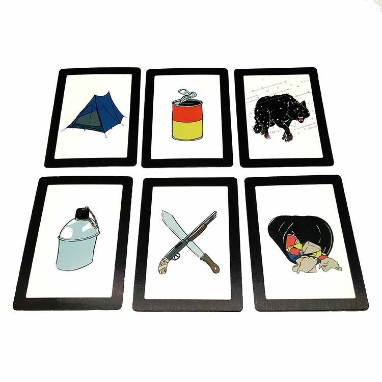 Custom Printed Flash Cards for Children Funny Memory Game Vibrant CMYK ...