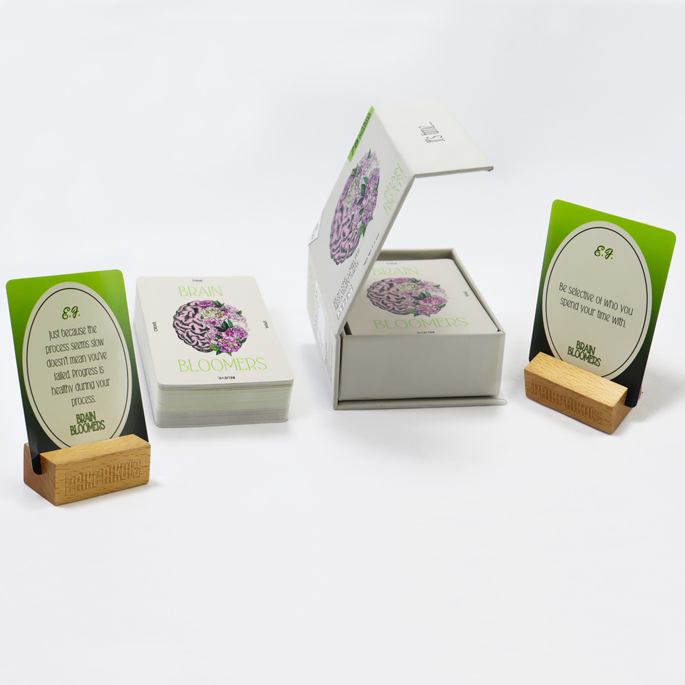Customized Daily Affirmations Improve Emotions Cards For Adults CMYK ...