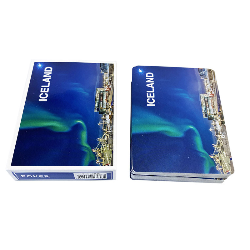 57*87mm Custom Playing Cards Front And Back , Personalised Jumbo Bridge ...