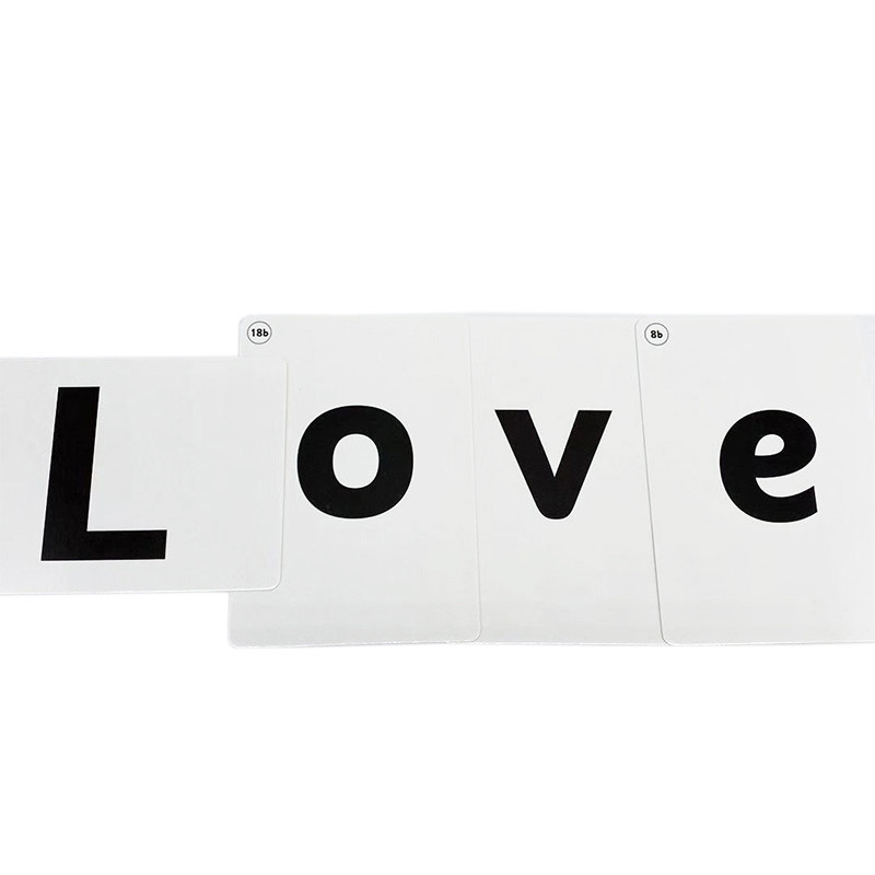 Black And White Super Simple Alphabet Flashcards 57*87mm