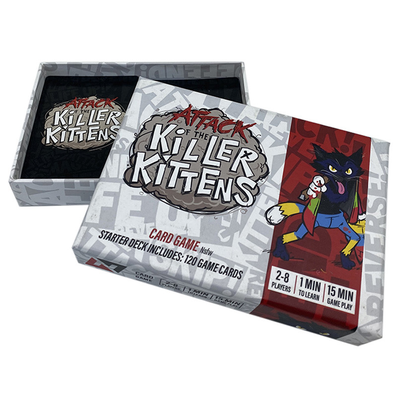 0.35mm Plastic Pvc Printable Game Cards , Killer Game Cards Custom ...