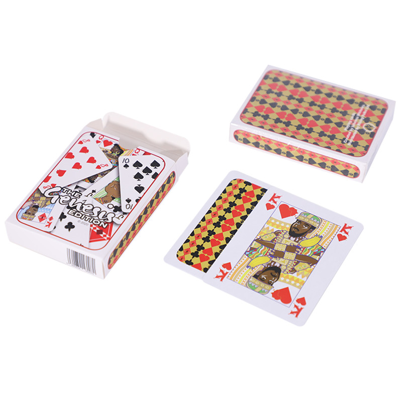 63*88mm Waterproof Playing Cards For Pool Round Corner Finishing