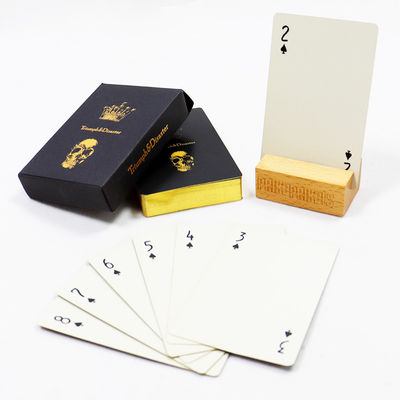 Matt Lamination Poker America Playing Cards Cool Black Gold Foil Edge ...