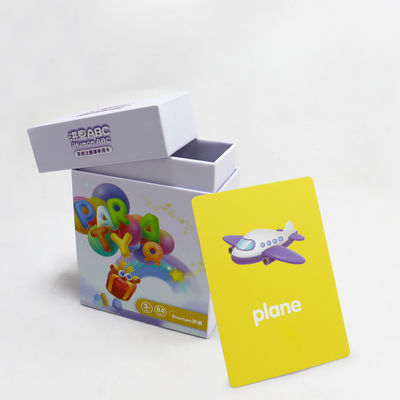 Customized Pattern English Learning Cards For Children Custom Design ...